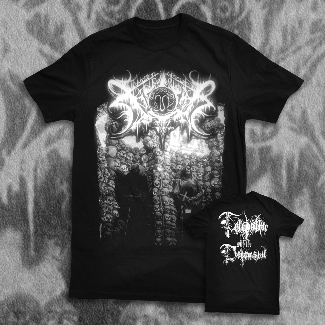 XASTHUR "TELEPATHIC WITH THE DECEASED" SHIRT – Holy Mountain Printing
