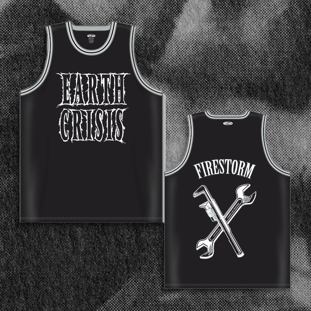 EARTH CRISIS "CLASSIC LOGO" BASKETBALL JERSEY – Holy Mountain Printing