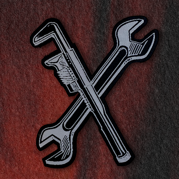 EARTH CRISIS WOVEN WRENCHES DIE CUT PATCH