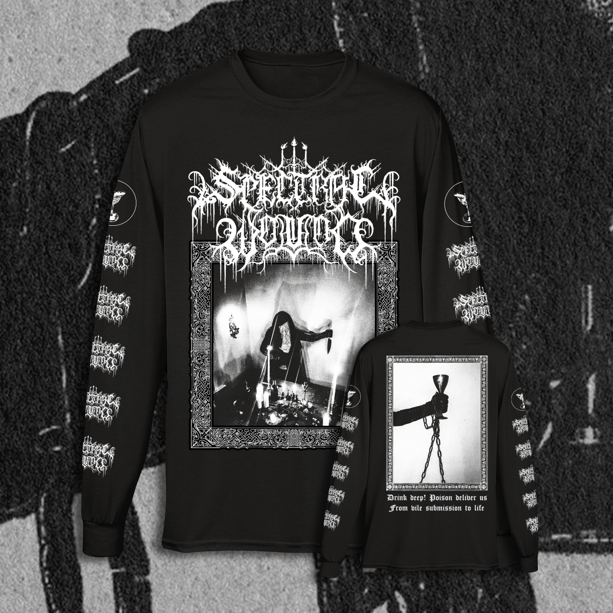 SPECTRAL WOUND "SONG OF BLOOD AND MIRE" LONG SLEEVE SHIRT (Pre-Order)