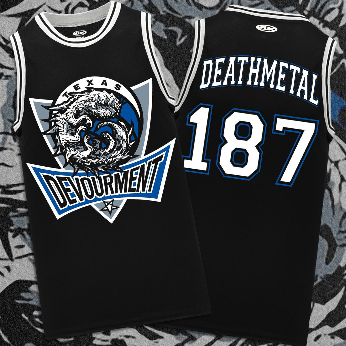DEVOURMENT "187 DEATH METAL" JERSEY – Holy Mountain Printing
